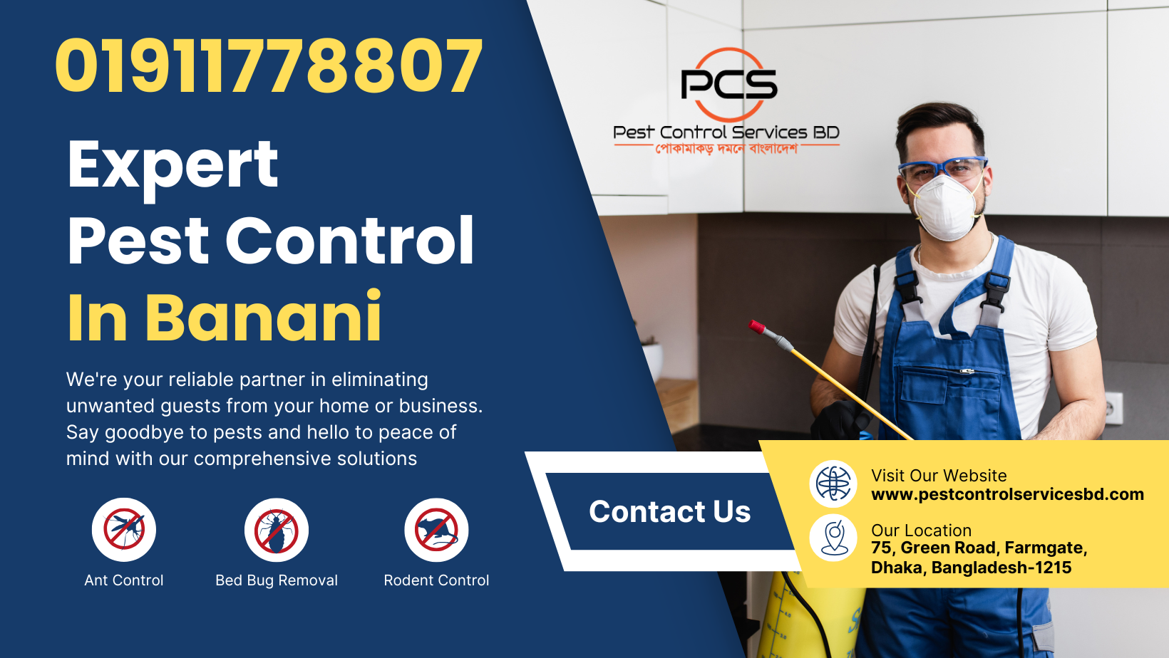 Pest Control Services In Banani, Dhaka: Your Ultimate Guide | Pest ...